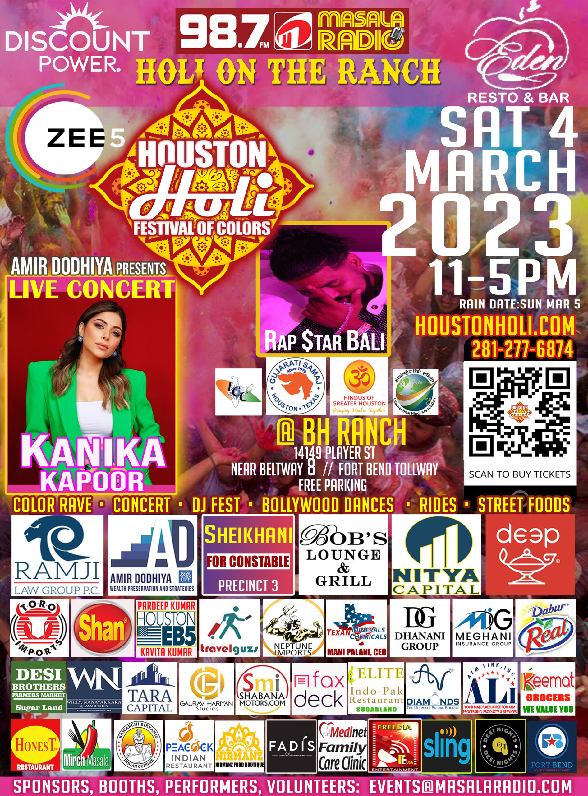 Houston Holi – Biggest Festival of Colors in the US!